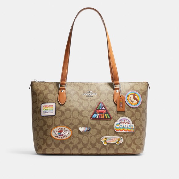 Coach | Bags | Nwt Coach Outlet Gallery Tote In Signature Canvas With ...